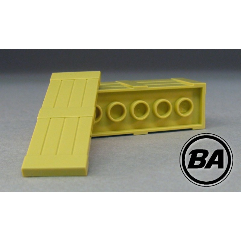 BrickArms Kiste Color Dunkelbraun