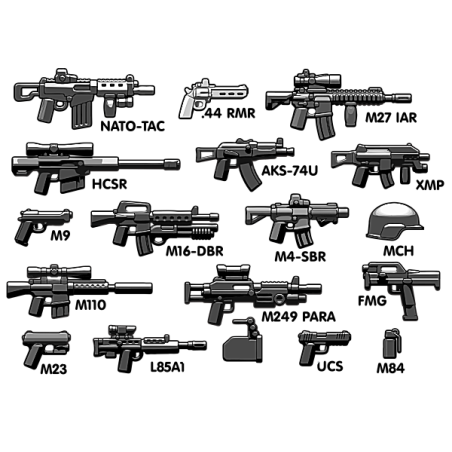 BrickArms Modern Combat Pack